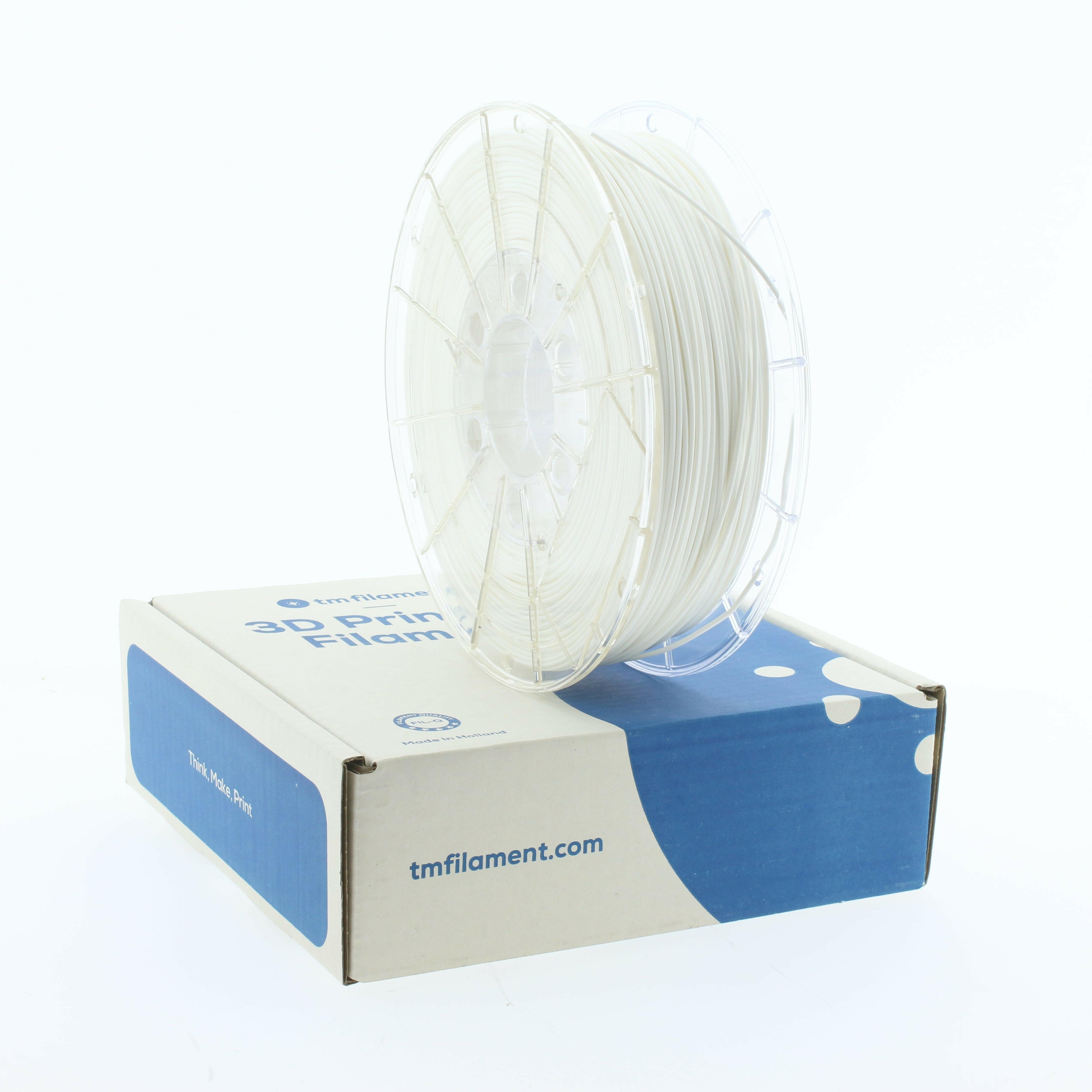 PLA Antimicrobial Filament - White / Wit - 1.75mm & 2.85mm | TM3D